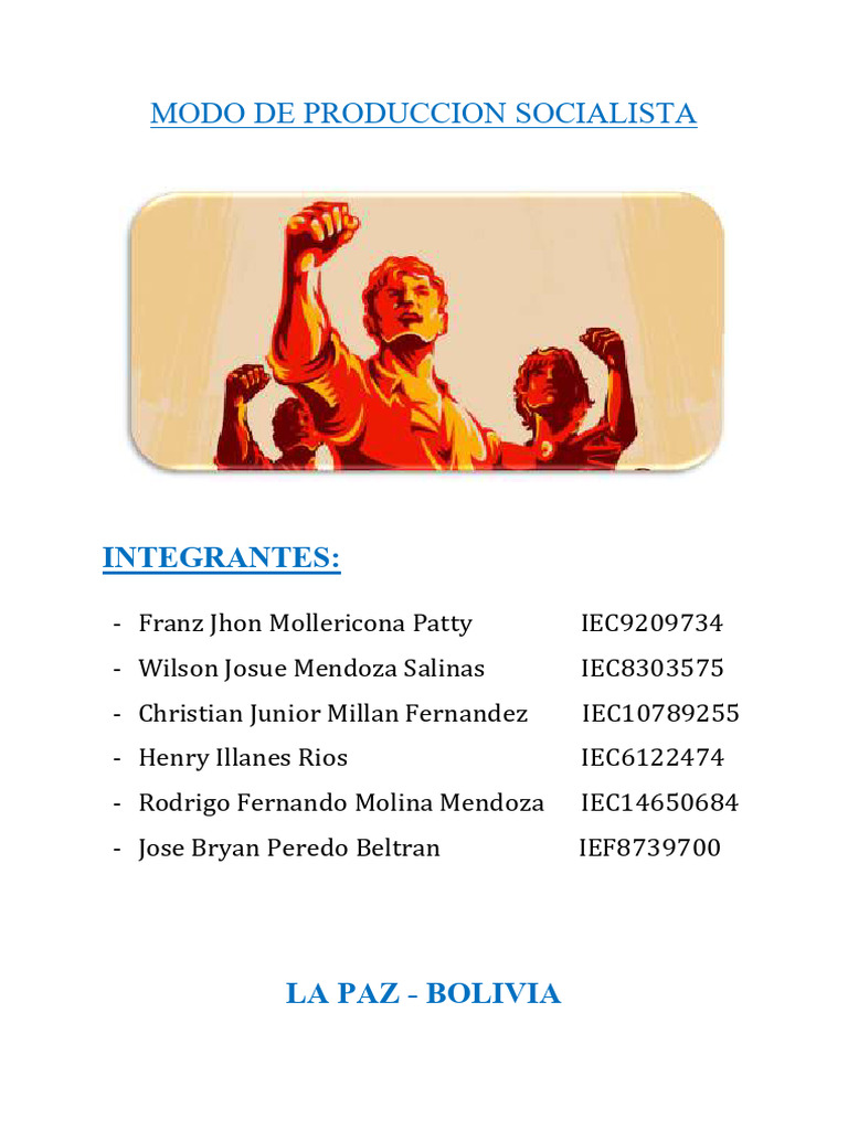 Características del Socialismo | PDF | Karl Marx | Comunismo
