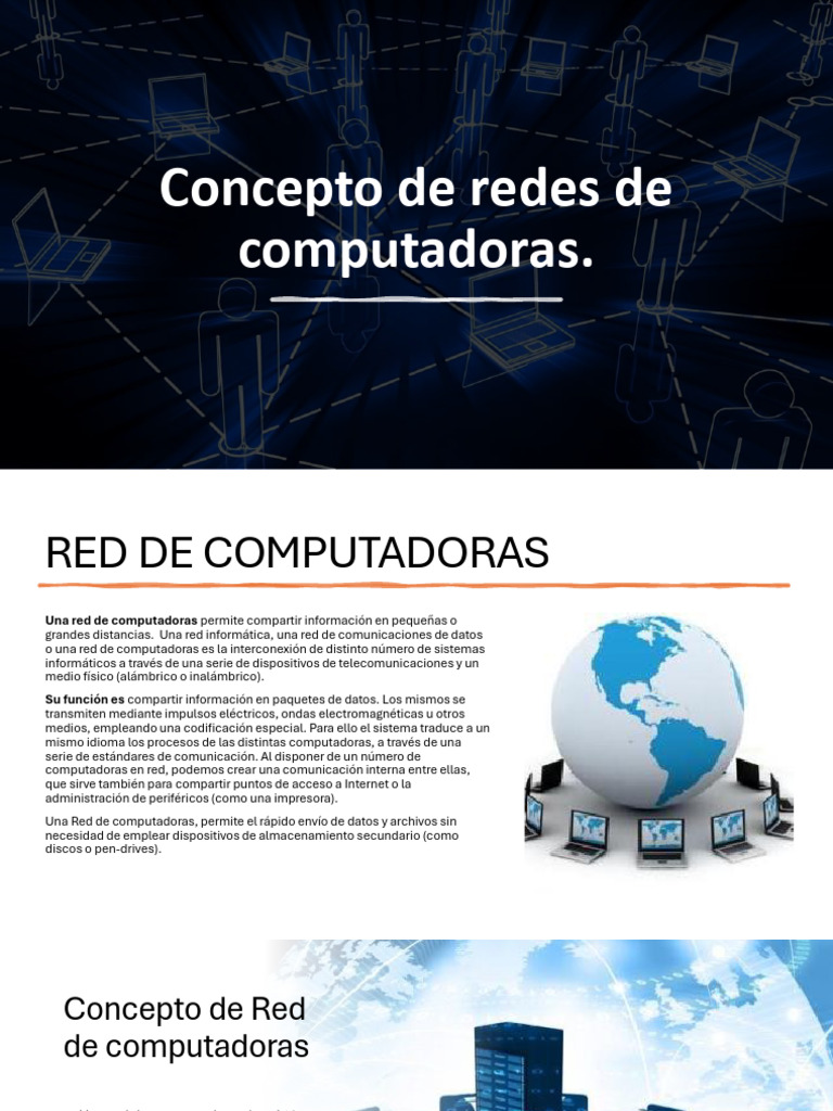 Clase 5 - Concepto de Redes de Computadoras 2024050506460701 | PDF | Red de computadoras ...