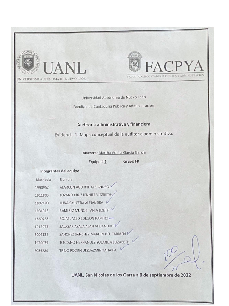 Ev1 Mapa Conceptual Auditoria Eq1 | PDF