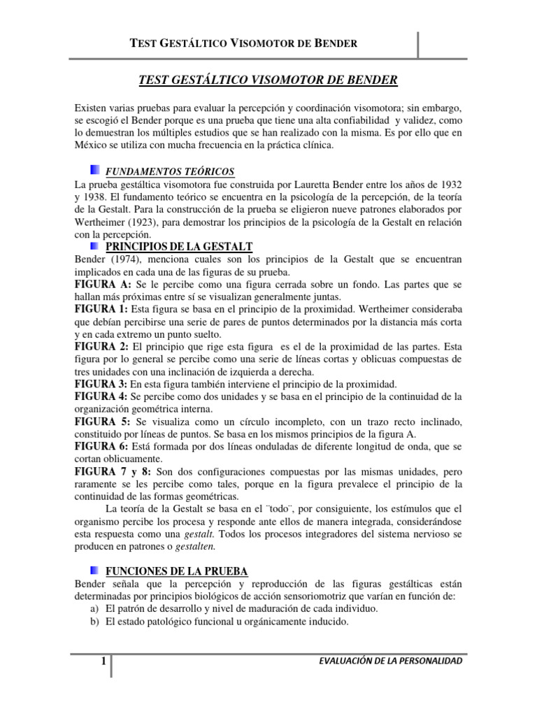 Test Gest Pdf Percepción Ansiedad