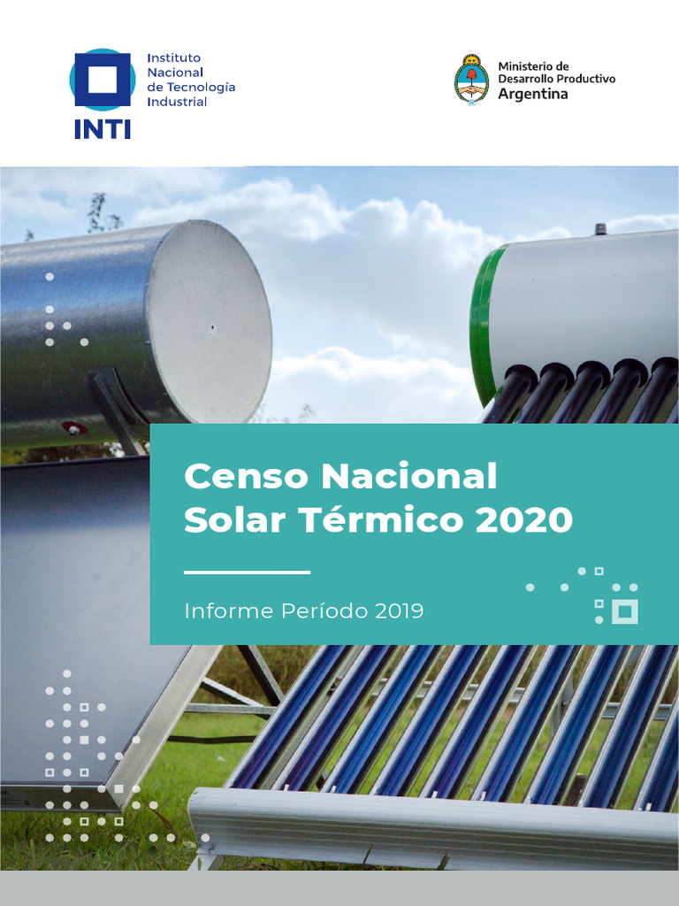 Censo Solar Térmico 2020 | PDF | Energía solar | Al por menor