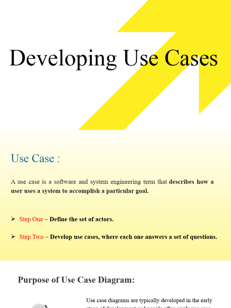 Developing Use Case | PDF | Use Case | System