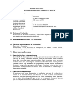 Informe Ejemplo Wisc V | PDF | Memoria | Memoria de trabajo