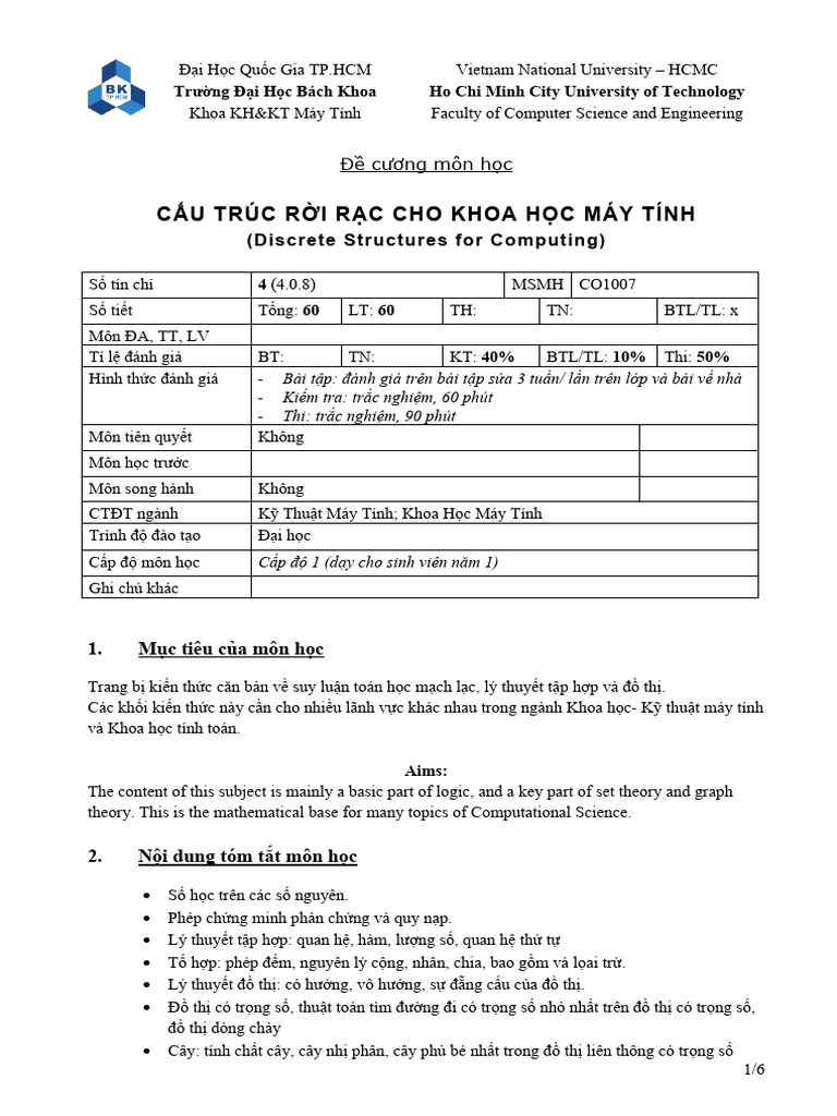 CO1007 Cautrucroirac Chitiet New | PDF
