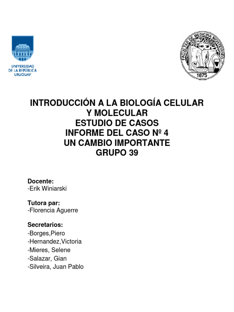 Caso 4 IBCM | PDF | Estructura proteica | Péptido