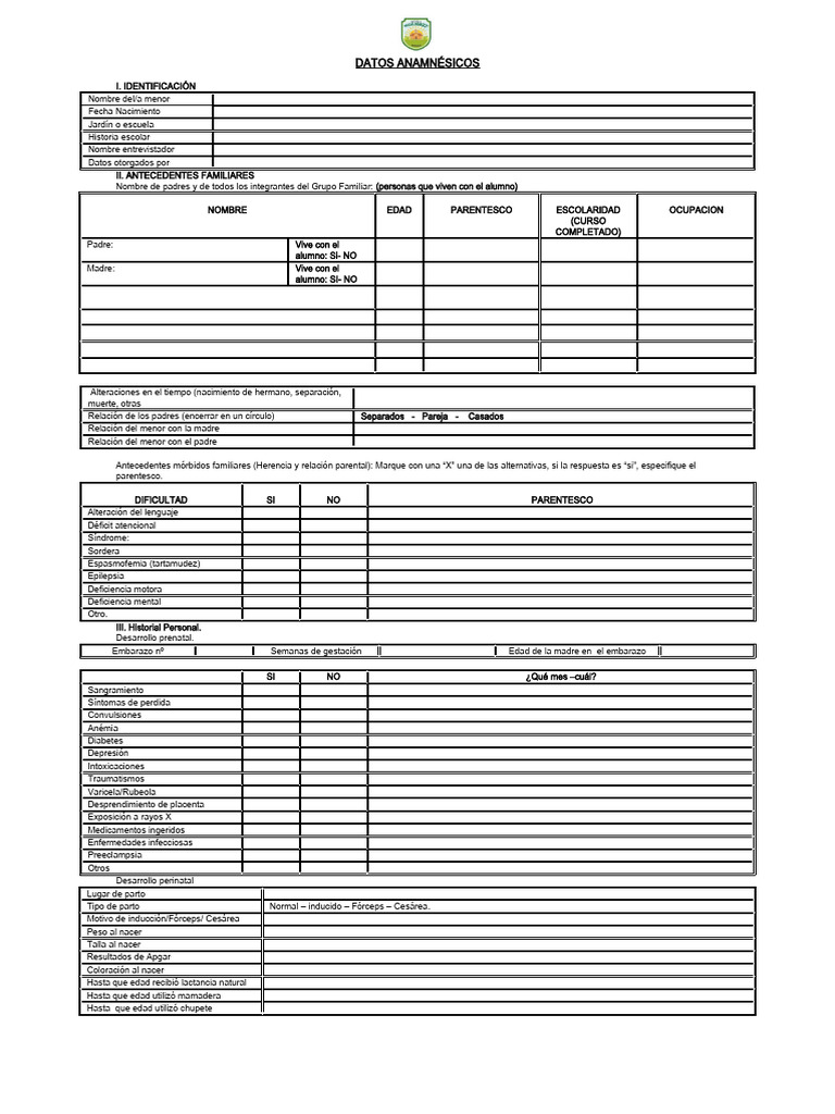 ANAMESIS 2023 - Valle Arauco | PDF | El embarazo | Parto
