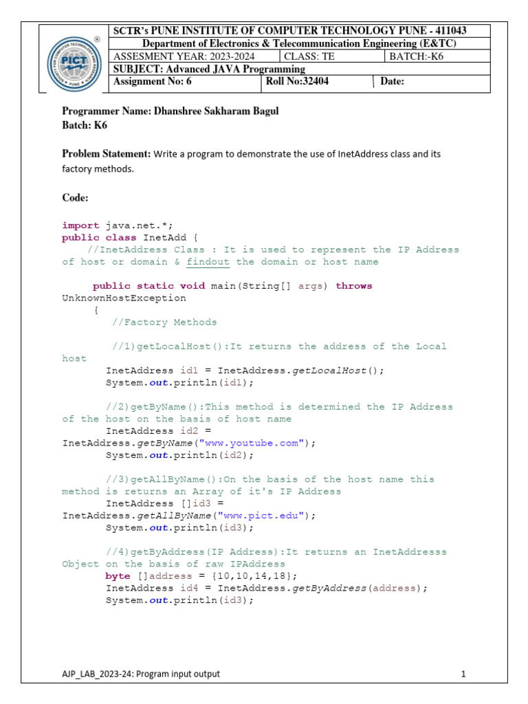 AJP (6th) | PDF | Computer Programming | Software Development