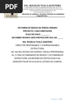 Solicitud Dictamen Proteccion Civil - Pendiente | PDF | Defensa Civil