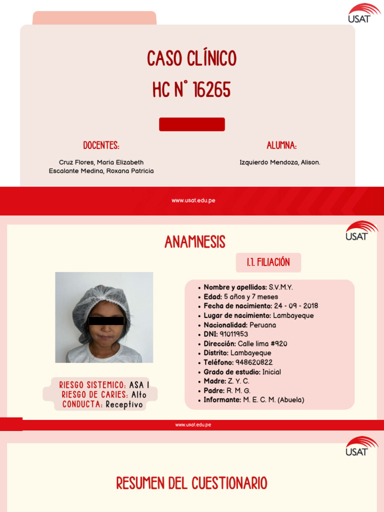 CASO CLINICO - ODP (1) - Compressed | PDF | Especialidades Medicas | Ramas de Odontología