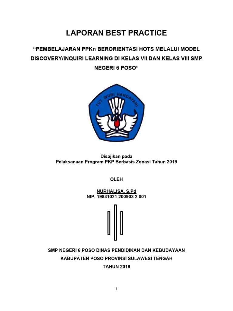 LK.9 Laporan Best Practice Nurhalisa | PDF
