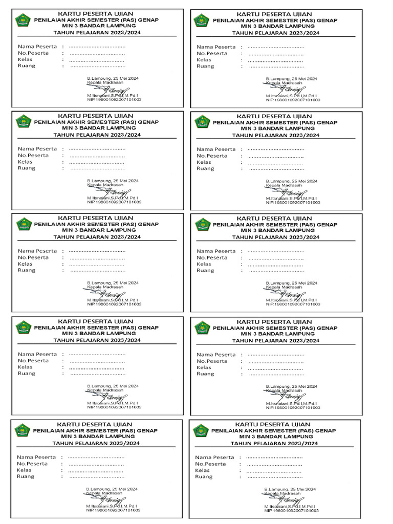 KARTU PAS 24 SIAP CETAK | PDF