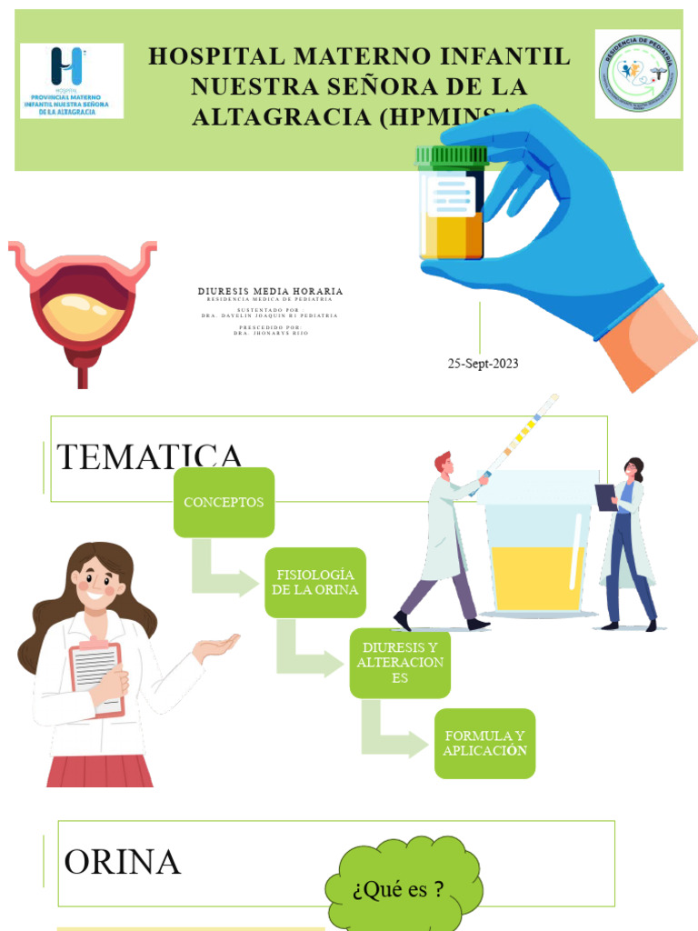 Diuresis Media Horaria | PDF | Orina | Especialidades Medicas