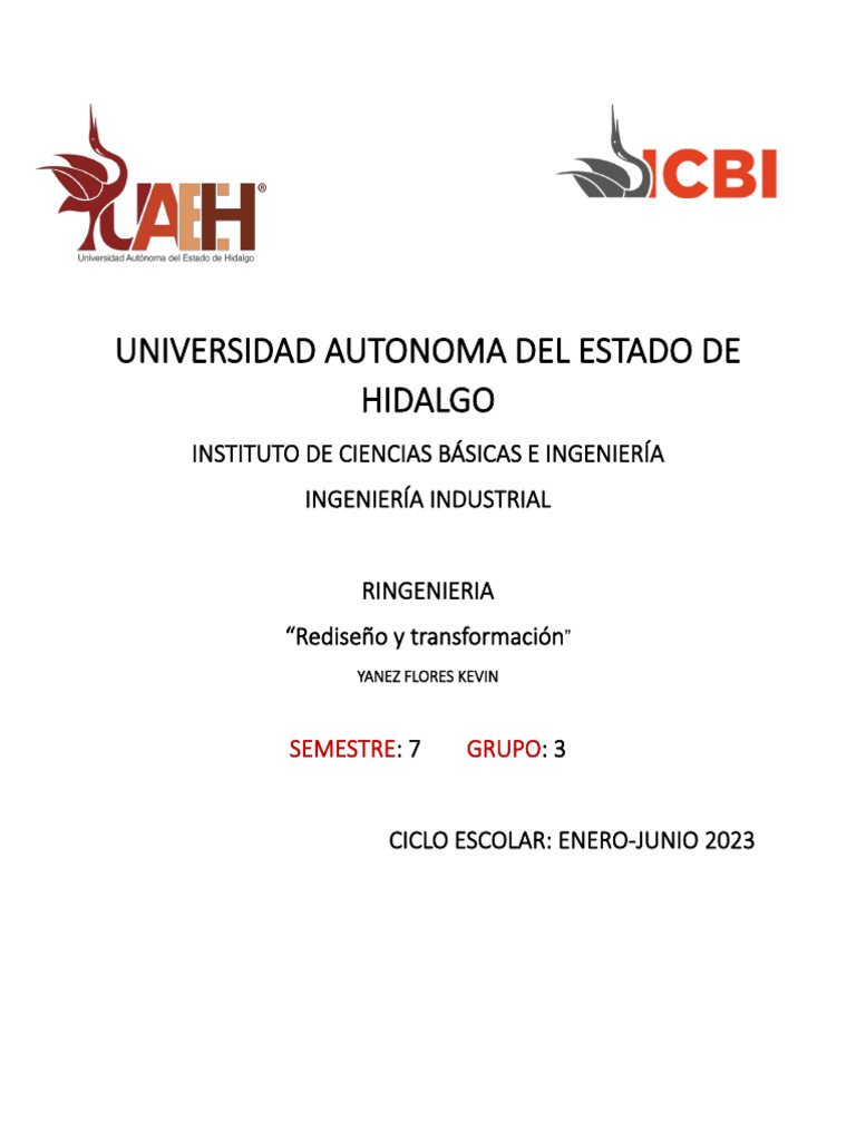 5.6 Rediseño y Transformación Yañez Kevin | PDF | Negocios | Arte
