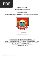 MODUL AJAR IPAS KELAS 5 - Organ Pencernaan Manusia | PDF