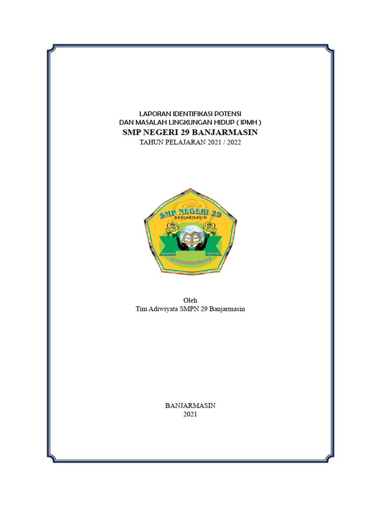 IPMLH SMPN 29 BJM Tahun 2021 | PDF