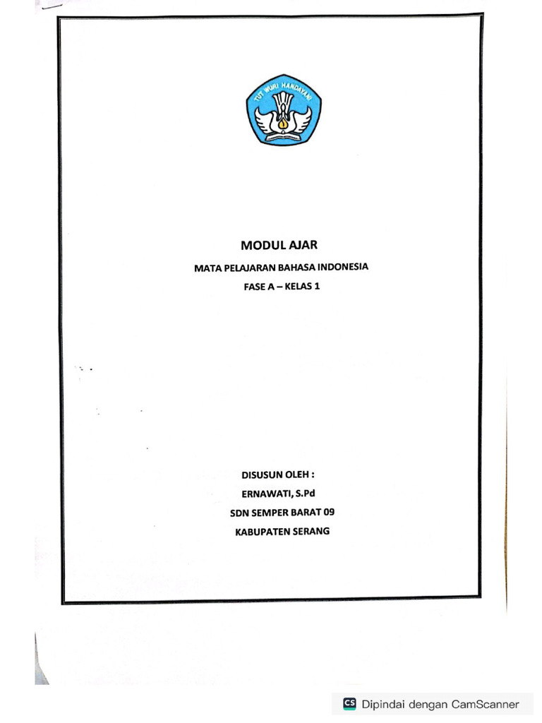 Modul Ajar Kelas 1A Bu Erna | PDF