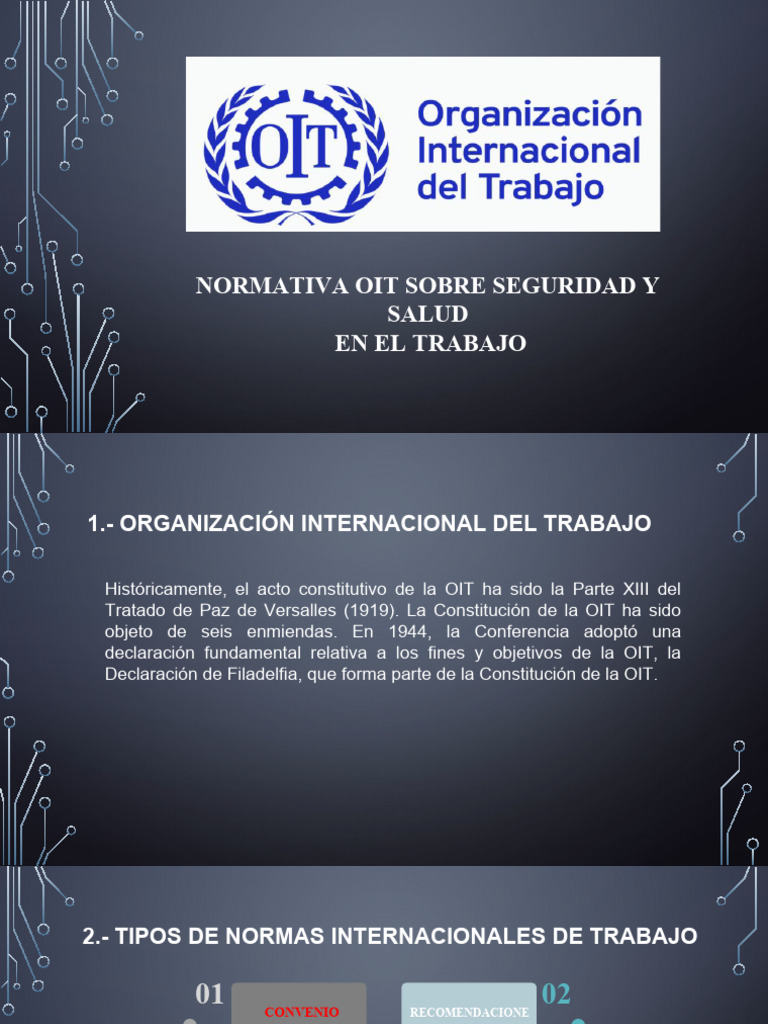 OIT - NORMAS LABORALES | Descargar gratis PDF | Organización Internacional del Trabajo | Justicia