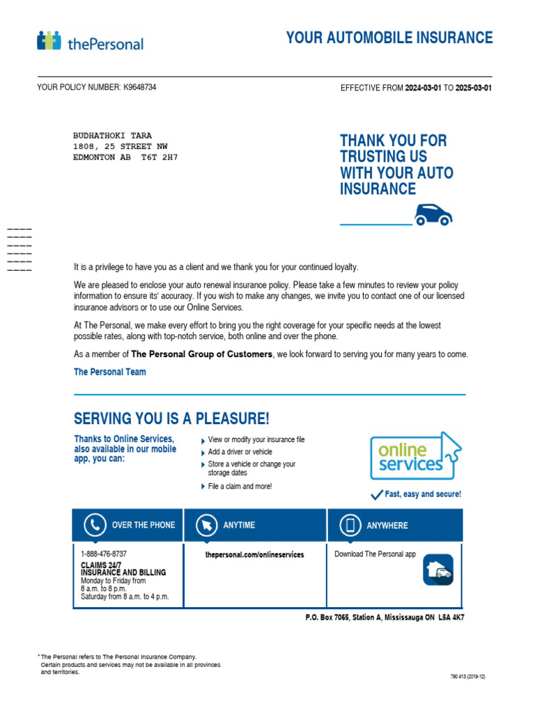 Your Auto Insurance Renewal Guide | PDF | Deductible | Insurance