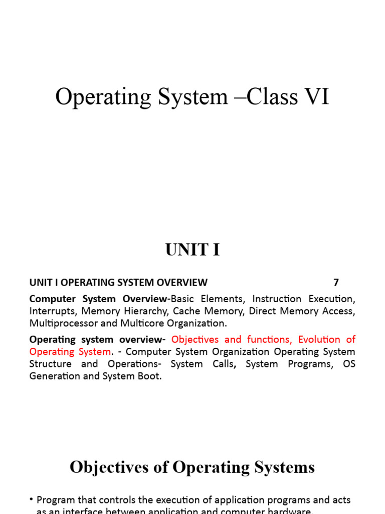 Class 1.6 | PDF | Operating System | Programming
