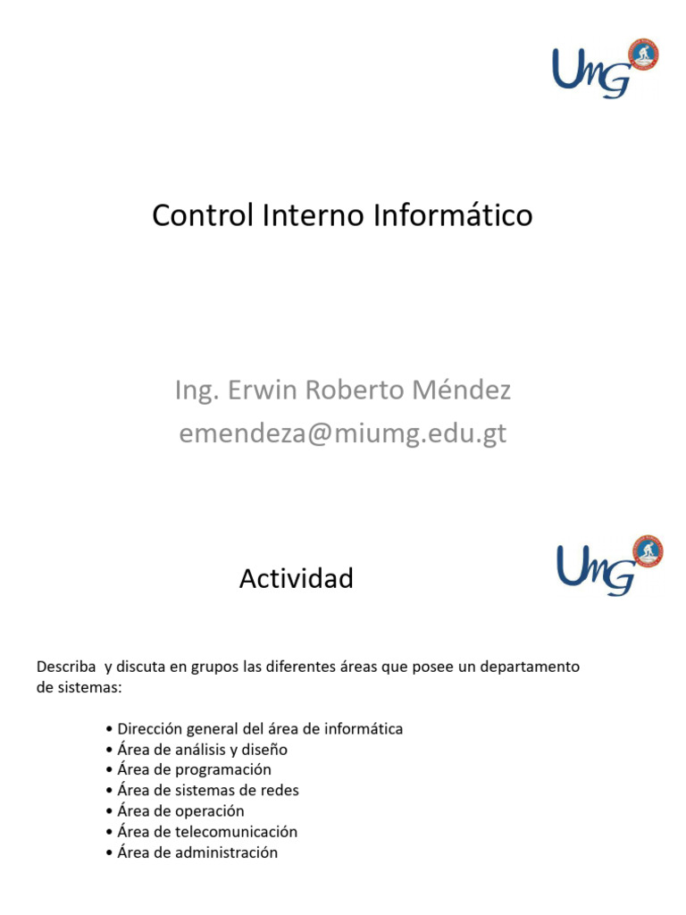 Control InternoAnalisisDesarrollo | Descargar gratis PDF | Informática ...