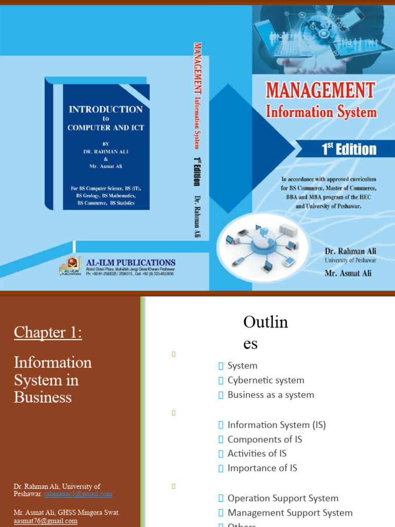 Chapter 1. Information System in Business | PDF | System | Information System