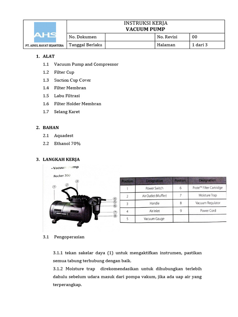 Ik Vacuum Pump | PDF