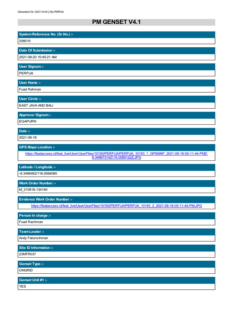 23MTR037 PM Genset V4.1 20211004124355 | PDF | Energy Technology ...