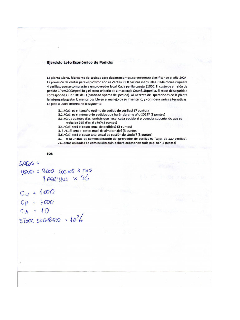 TAREA DE LOTE ECONO 2 | PDF