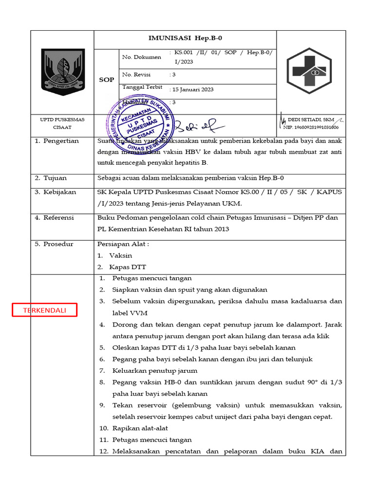 SOP hb0 New | PDF | Pengembangan Diri