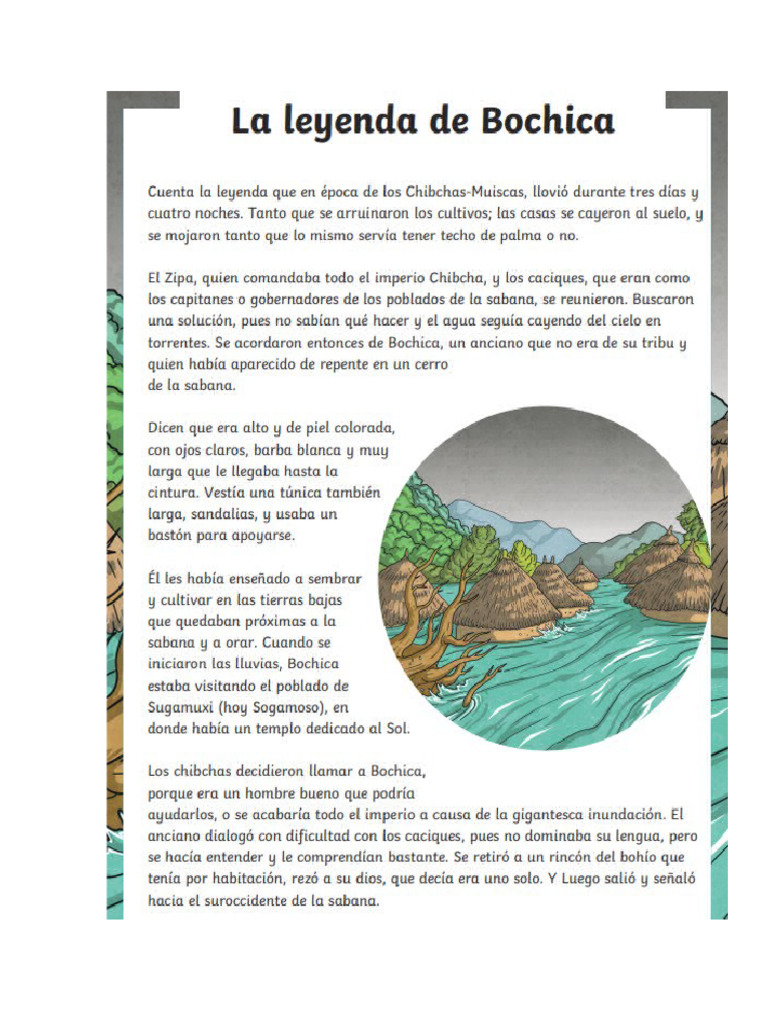 TALLER LA LEYENDA DE BOCHICA. | PDF