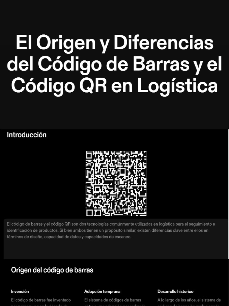 codigo de barras y QR | PDF
