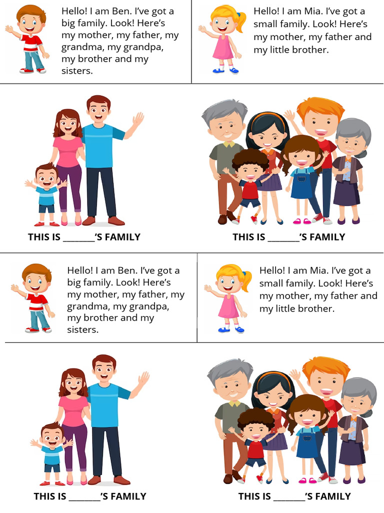 Big and Small Family Overview | PDF | Cooking, Food & Wine