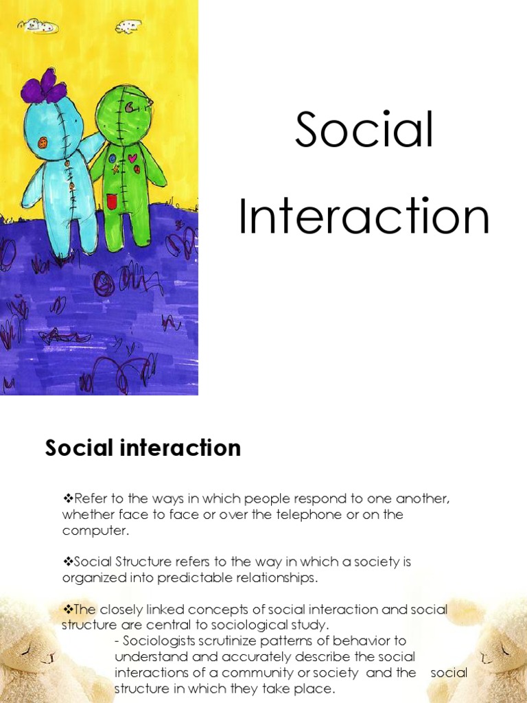 Social Interaction | PDF | Gender Role | Sociology