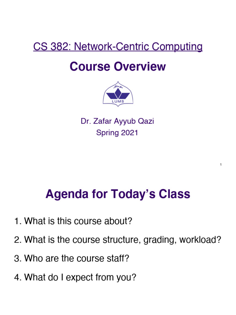 Lec 1 | Download Free PDF | Computer Network | Internet