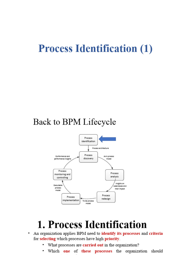 BPM Process Identification Guide | PDF | Evaluation | Business Process ...