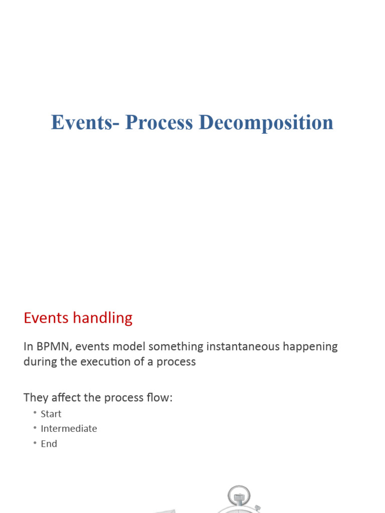 Lecture 6 - Events and Process Decomposition | Download Free PDF | Computing | Computer Programming