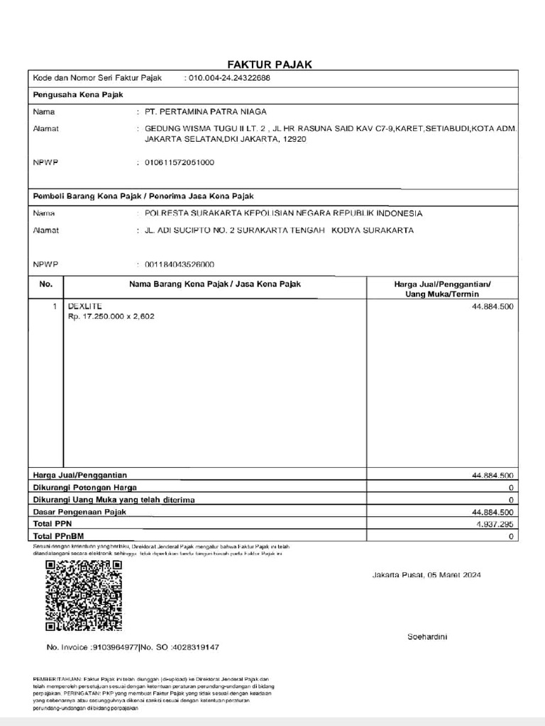 faktur pajak | PDF