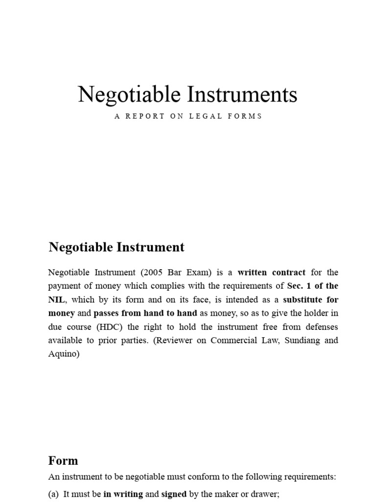 Legal Forms for Business Entities | PDF | Negotiable Instrument | Cheque