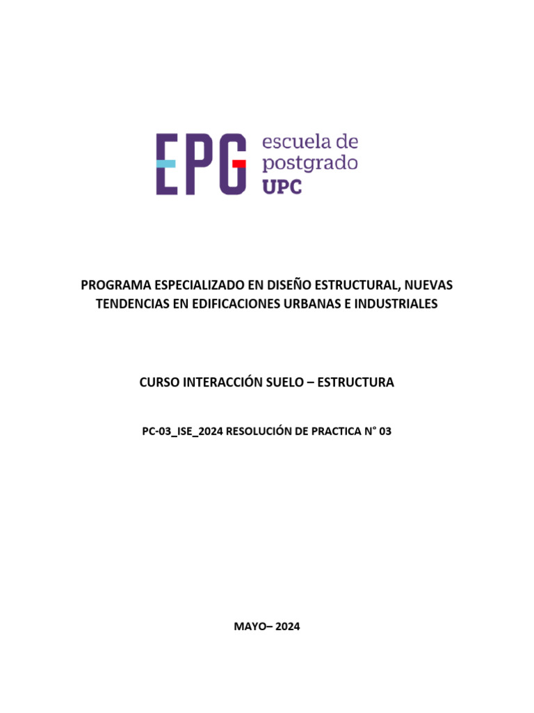 Programa Especializado en Diseño Estructural, Nuevas Tendencias en ...
