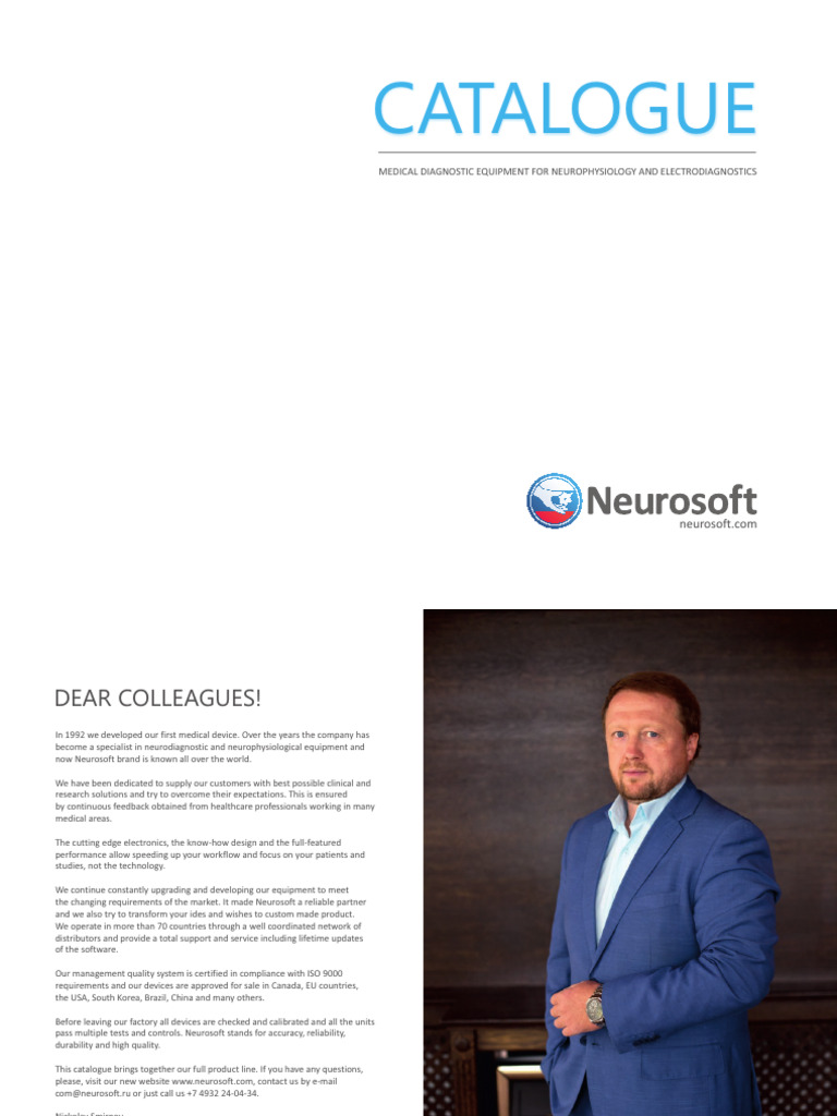 New Catalog Neurosoft | PDF | Electroencephalography | Electromyography