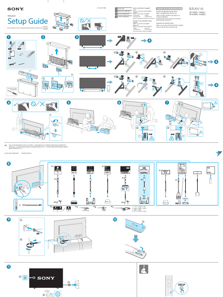 Setup Guide: Television | PDF | Electrónica | Vídeo