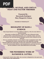 Five Factor Theory Overview | PDF | Extraversion And Introversion ...