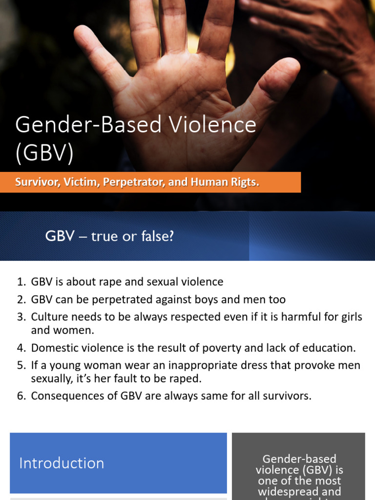 Gender-based-violence | PDF | Violence Against Women | Domestic Violence