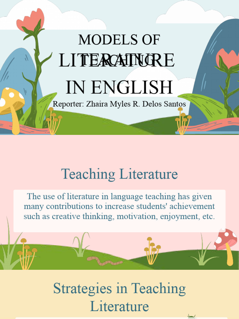 Models of Teaching Literature in English | PDF