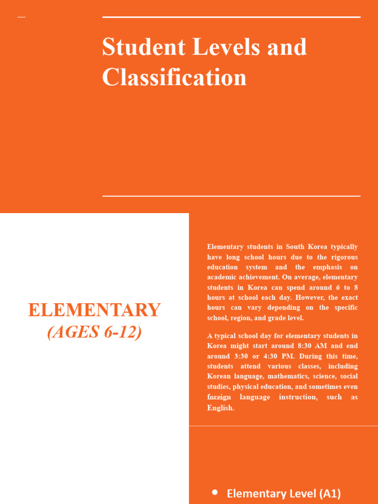 Student Levels and Classifications | PDF | Schools | Middle Schools