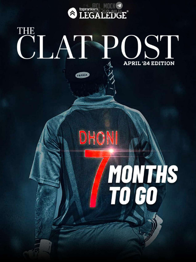 Clat Post April 2024 WGN @legaledgemock | PDF