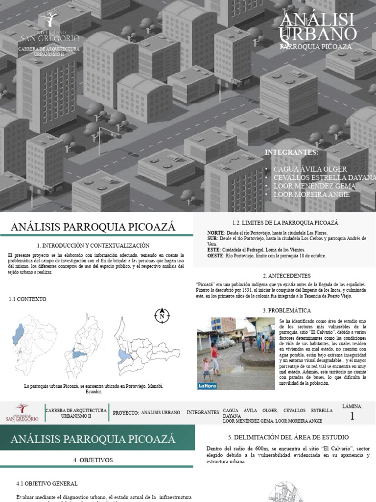 EJEMPLO DE ANALISIS URBANO ARQUITECTURA | PDF
