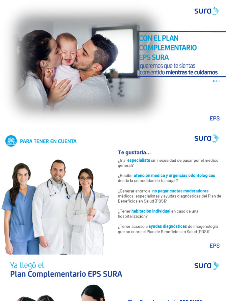 Presentación Comercial Corta Plan Complementario EPS SURA 2021 (V2) | Descargar gratis PDF ...