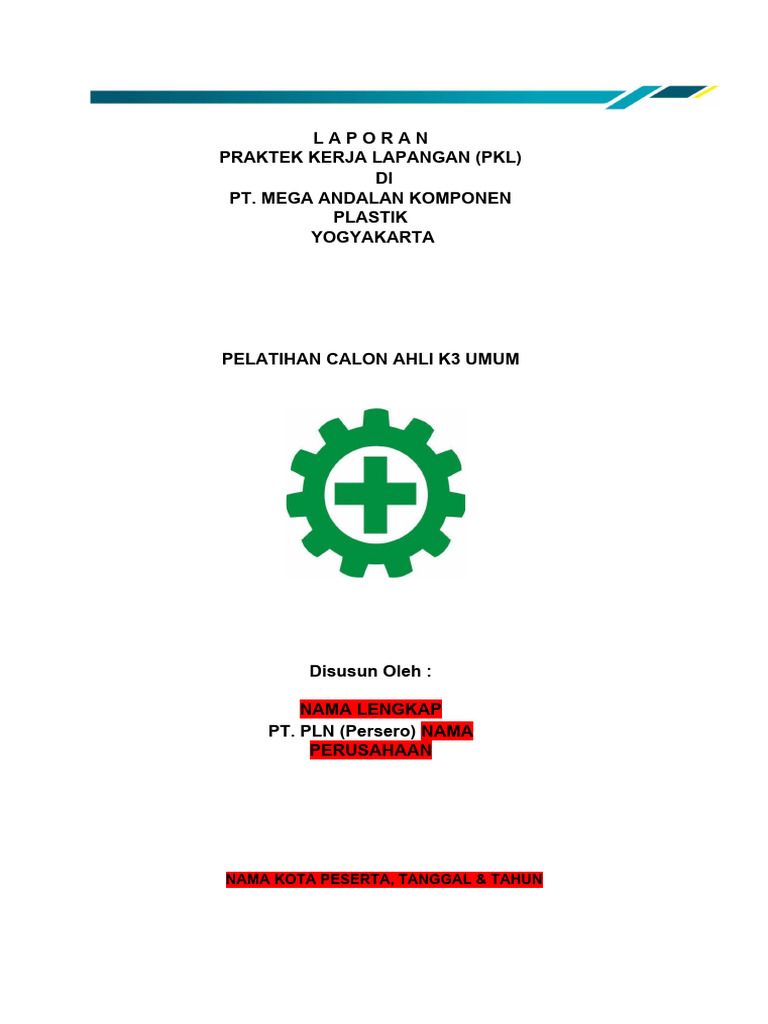 (Contoh) 1 Laporan Individu - Nama Peserta (PT MAKP) | PDF | Bisnis