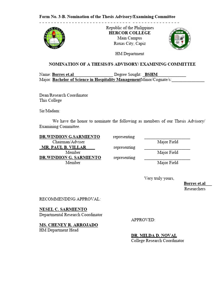 RESEARCH MANUAL FORMS - Docx 2023 | PDF | Thesis | Educational Assessment And Evaluation